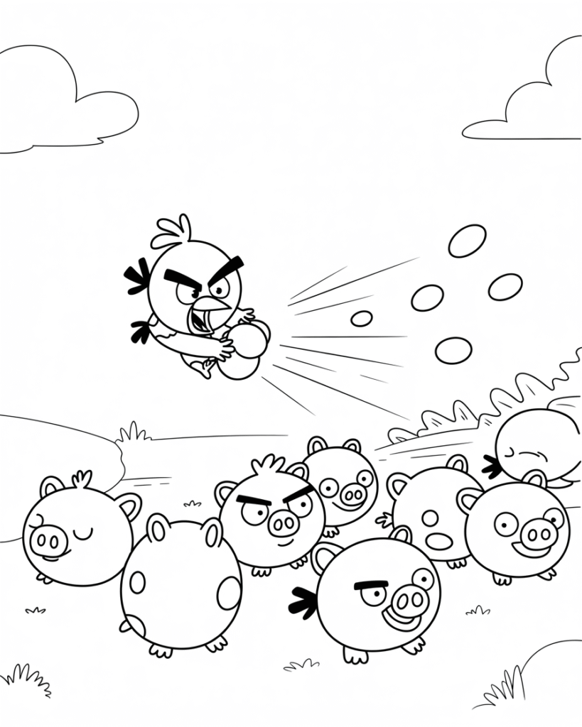 Angry Birds Coloring Pages (20 Free Printable PDFs)
