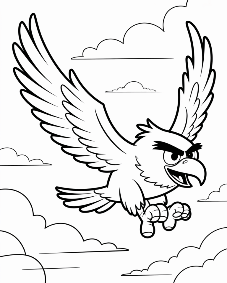 Angry Birds Coloring Pages (20 Free Printable PDFs)