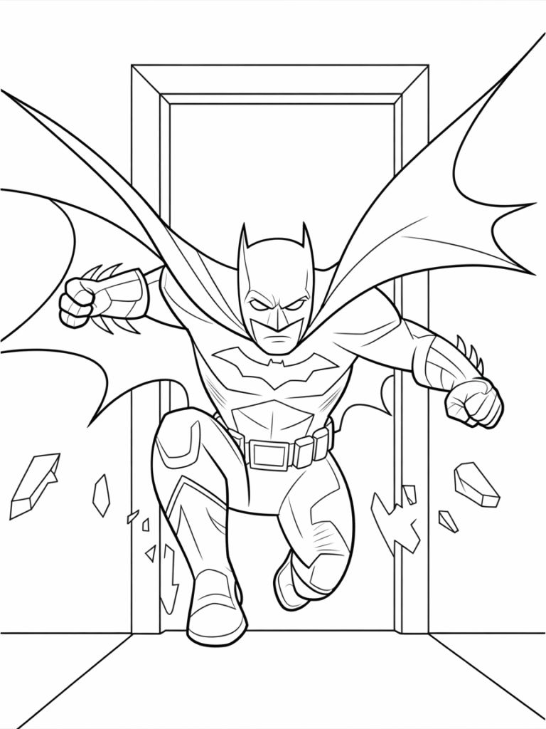20 Free Printable Batman Coloring Pages