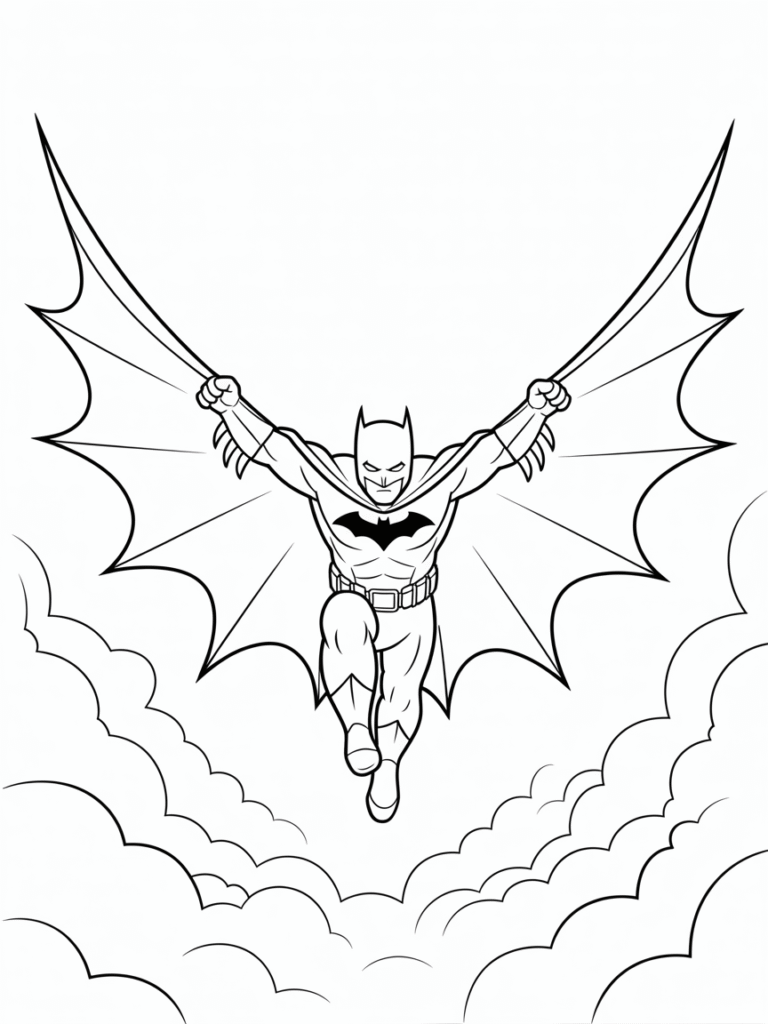 20 Free Printable Batman Coloring Pages