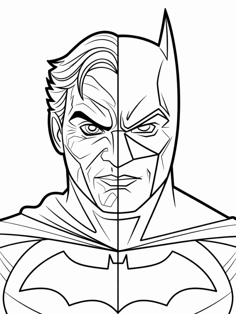 20 Free Printable Batman Coloring Pages