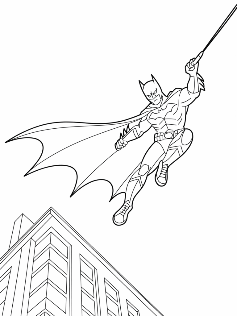 20 Free Printable Batman Coloring Pages