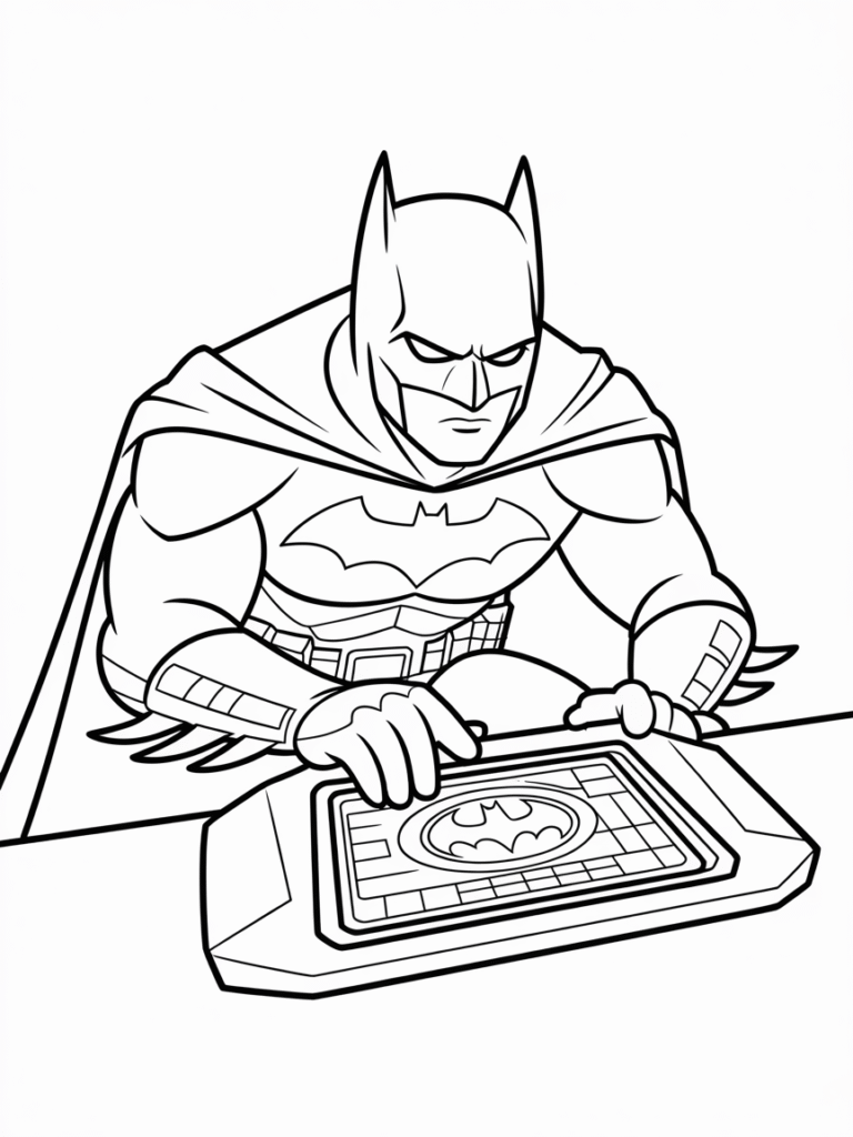 20 Free Printable Batman Coloring Pages