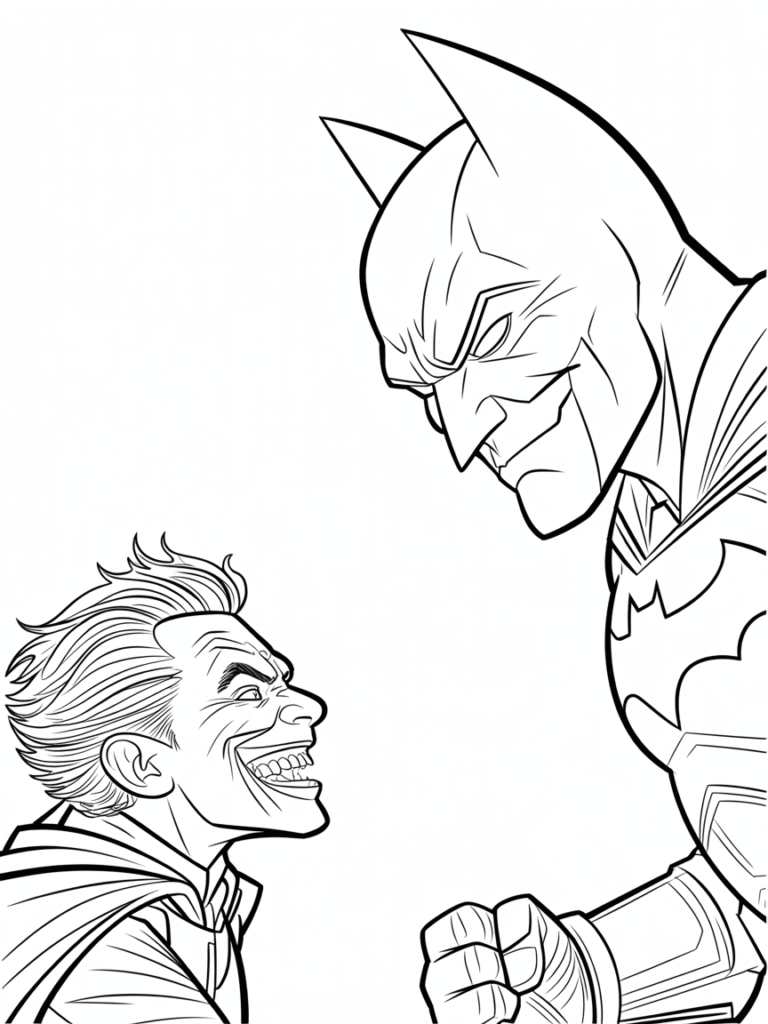 20 Free Printable Batman Coloring Pages