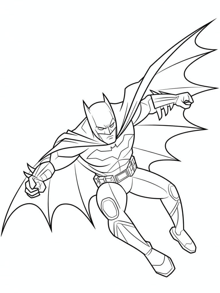 20 Free Printable Batman Coloring Pages