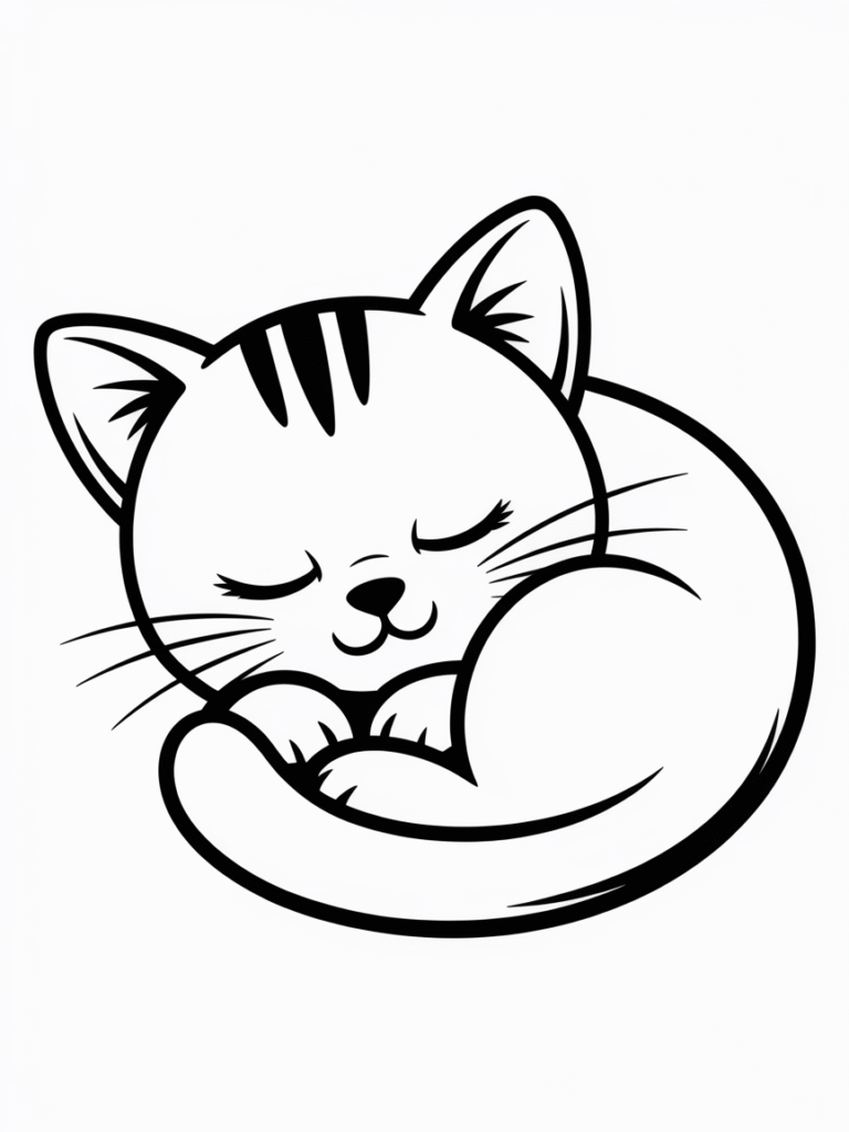 20 Free Printable Cats Coloring Pages