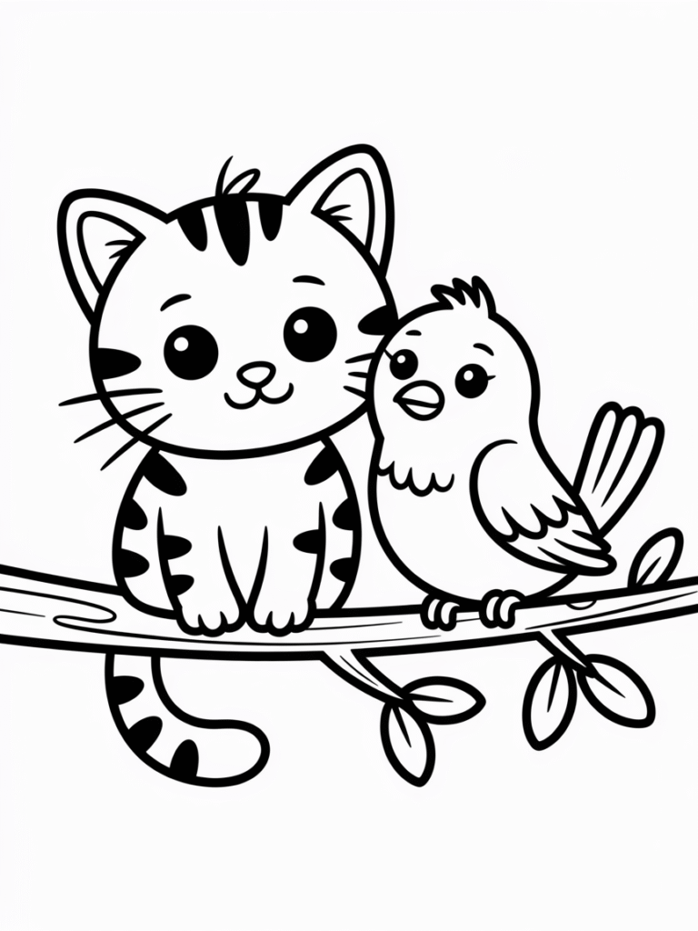 20 Free Printable Cats Coloring Pages