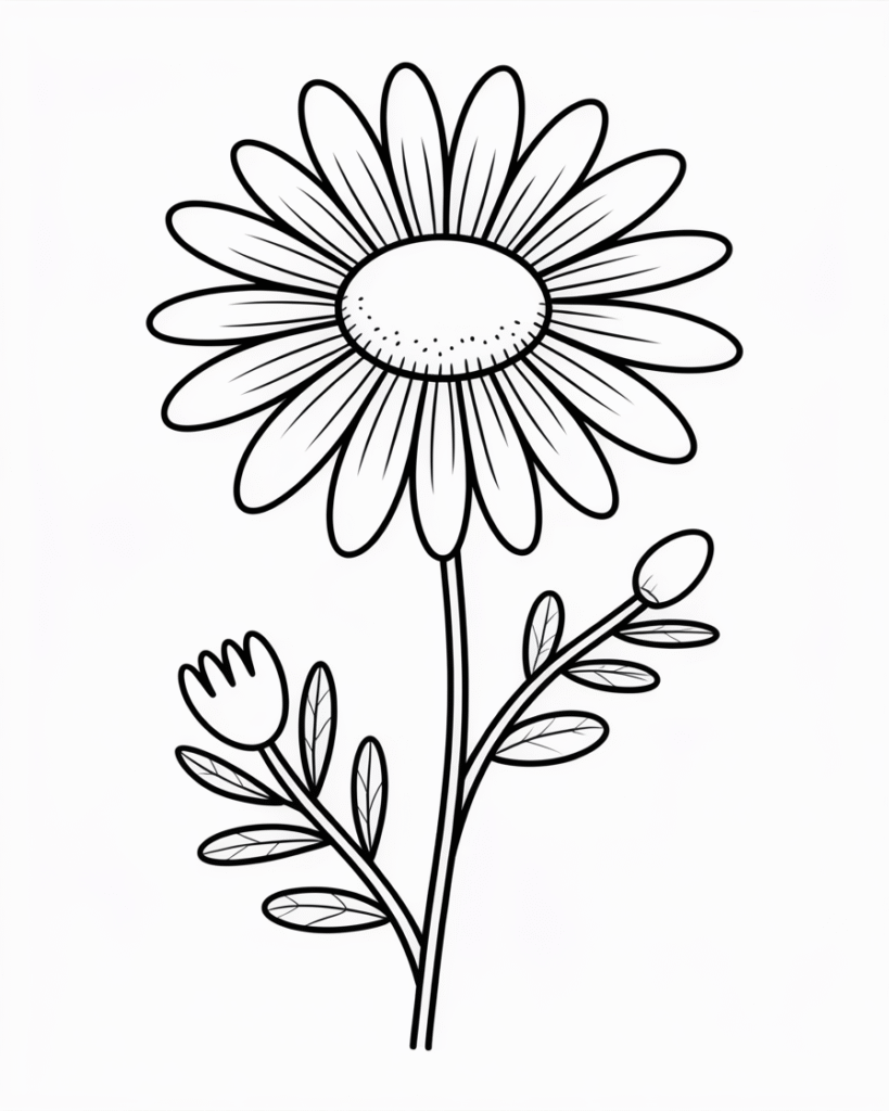 25 Free Printable Flowers Coloring Pages