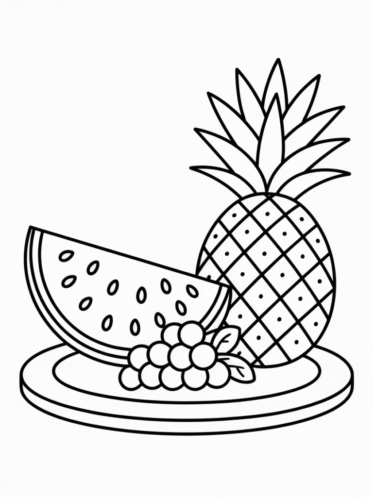 25 Free Printable Summer Coloring Pages