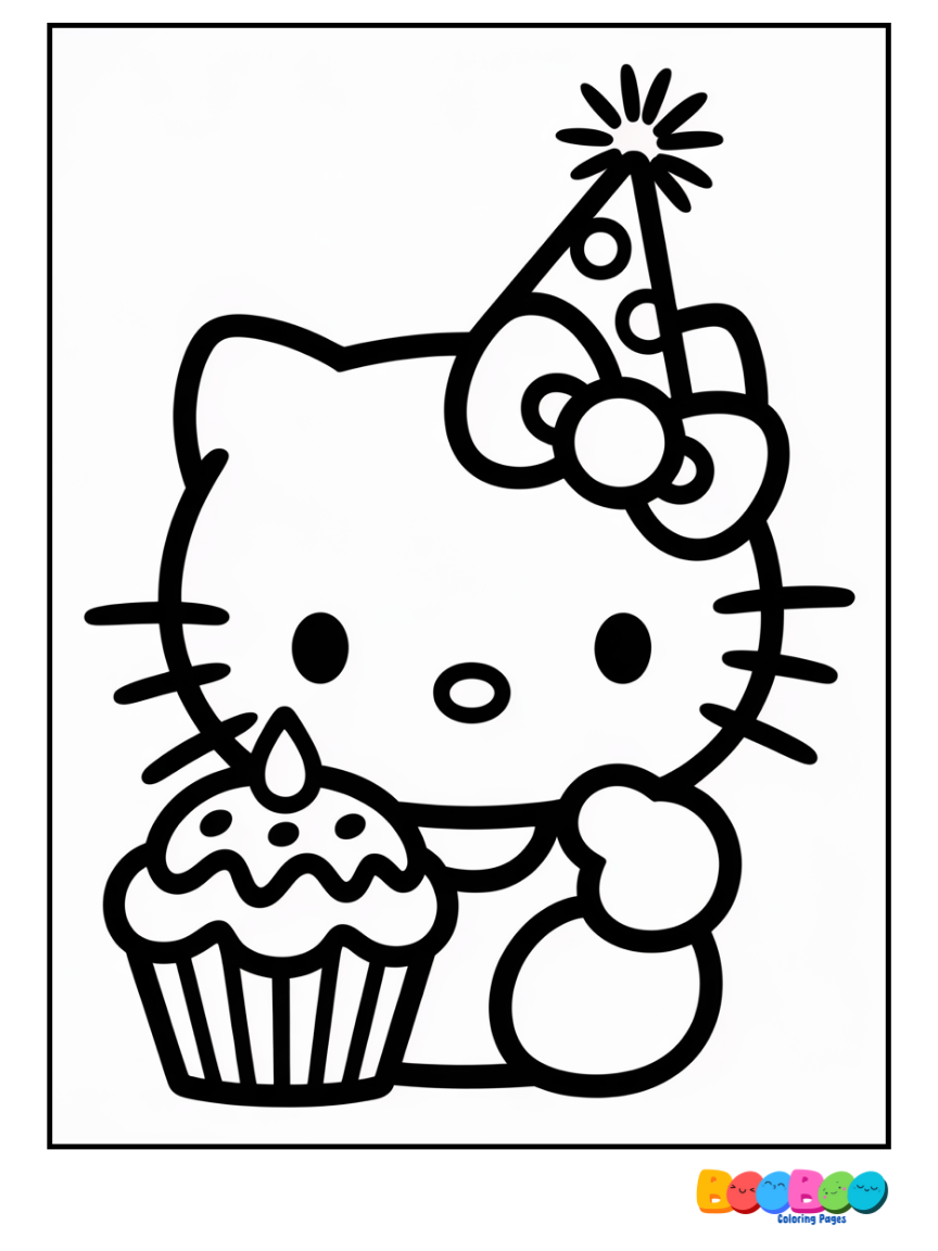 25 Free Printable Hello Kitty Coloring Pages