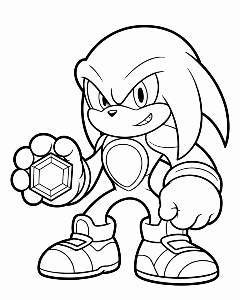 25 Free Printable Sonic Coloring Pages