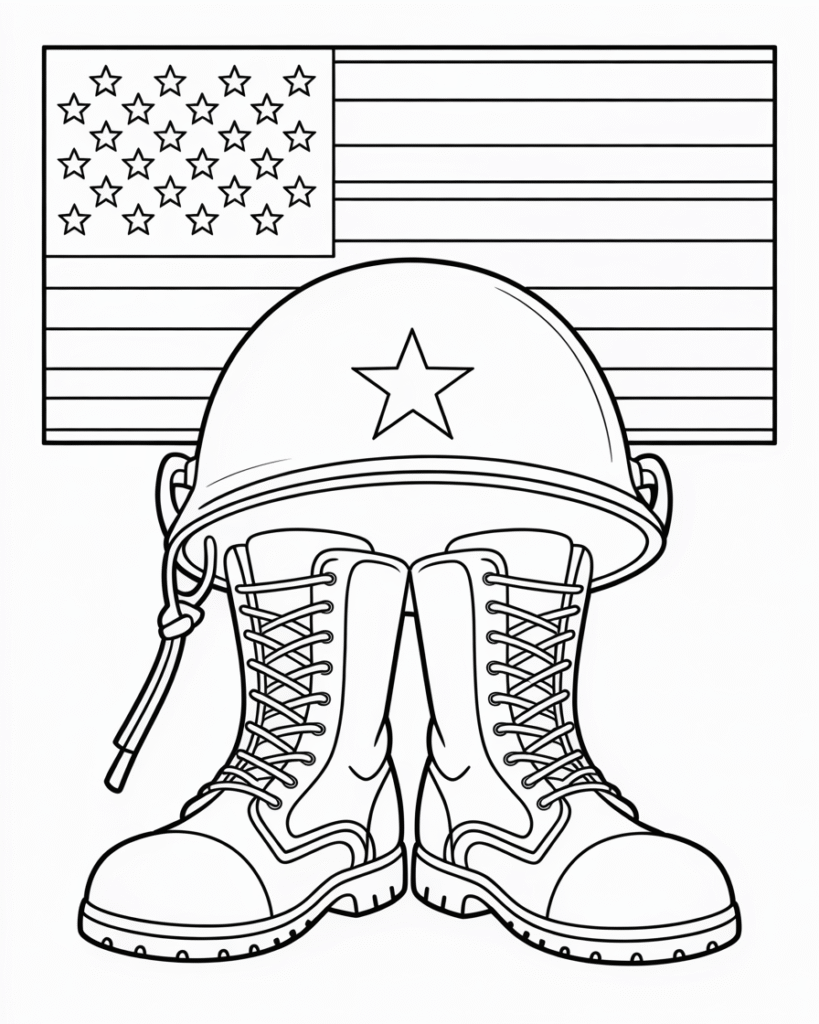 25 Free Printable Memorial Day Coloring Pages