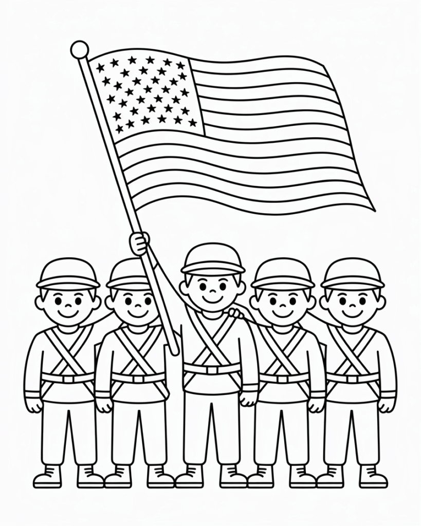 25 Free Printable Memorial Day Coloring Pages