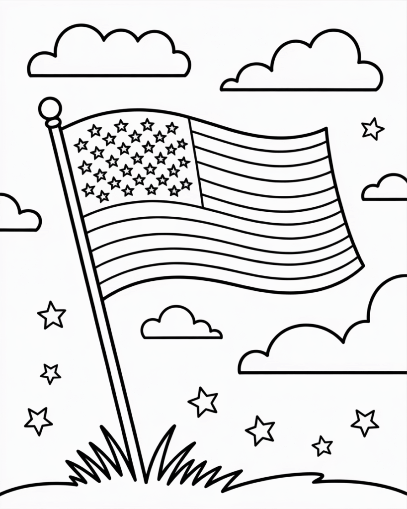 25 Free Printable Memorial Day Coloring Pages