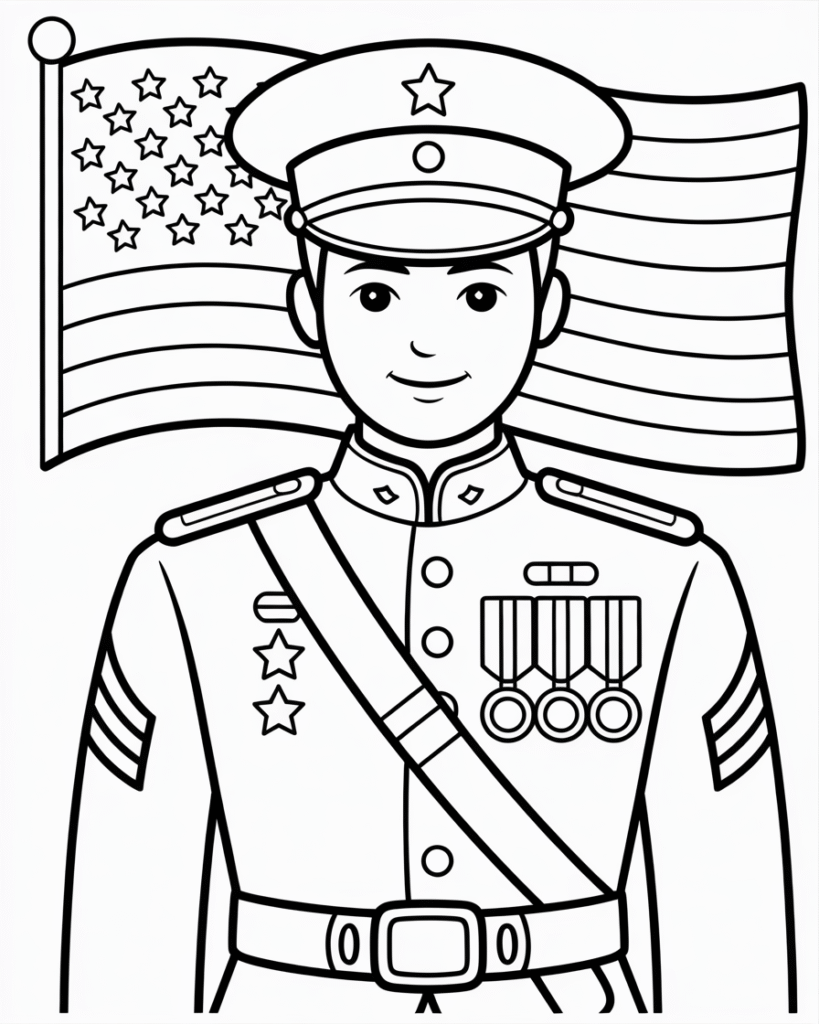25 Free Printable Memorial Day Coloring Pages