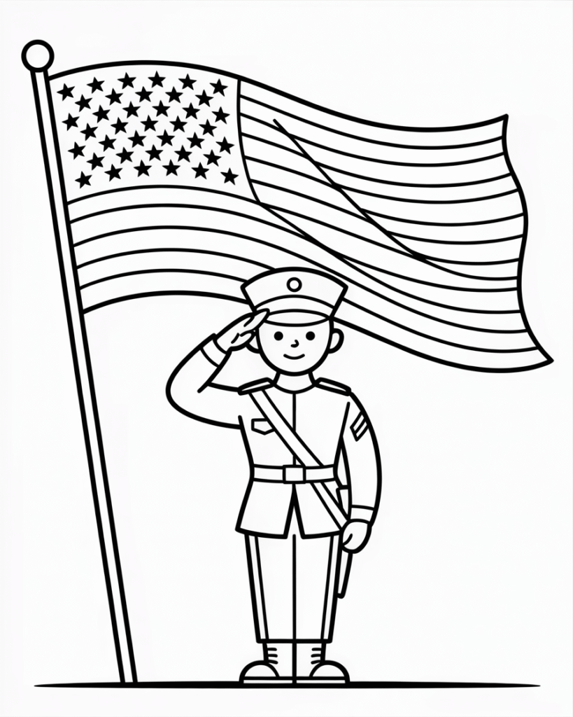 25 Free Printable Memorial Day Coloring Pages