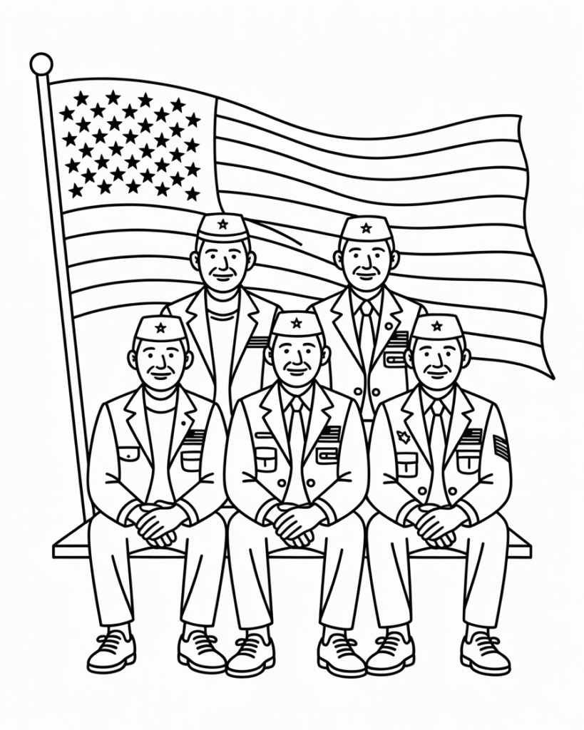 25 Free Printable Memorial Day Coloring Pages