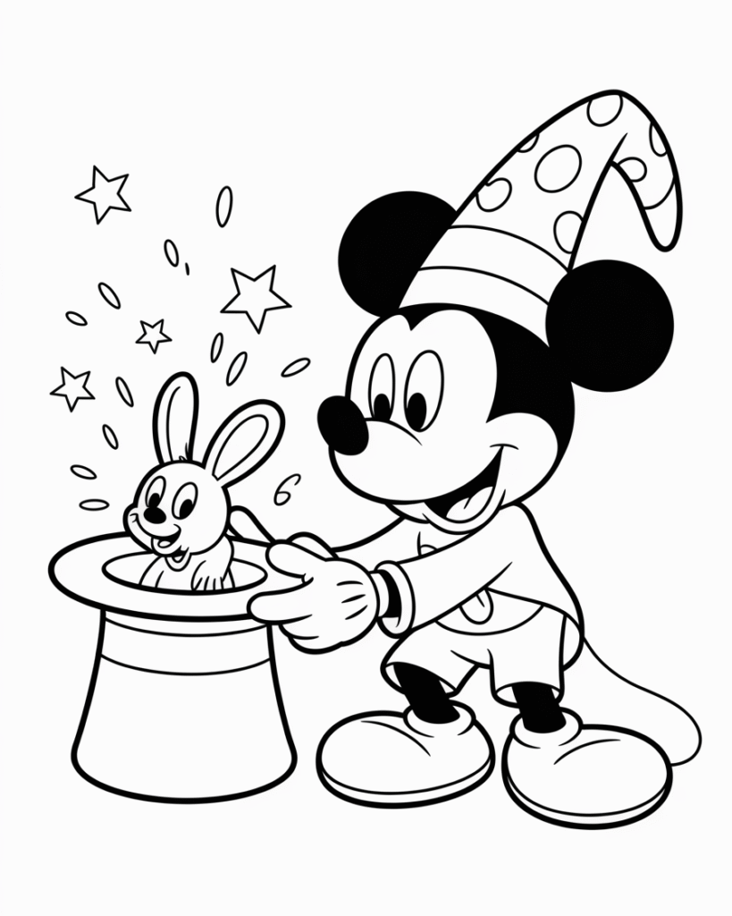 25 Free Printable Mickey Mouse Coloring Pages