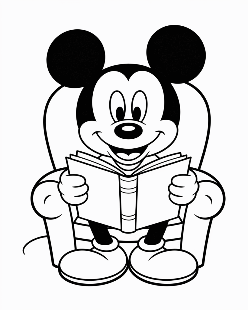 25 Free Printable Mickey Mouse Coloring Pages