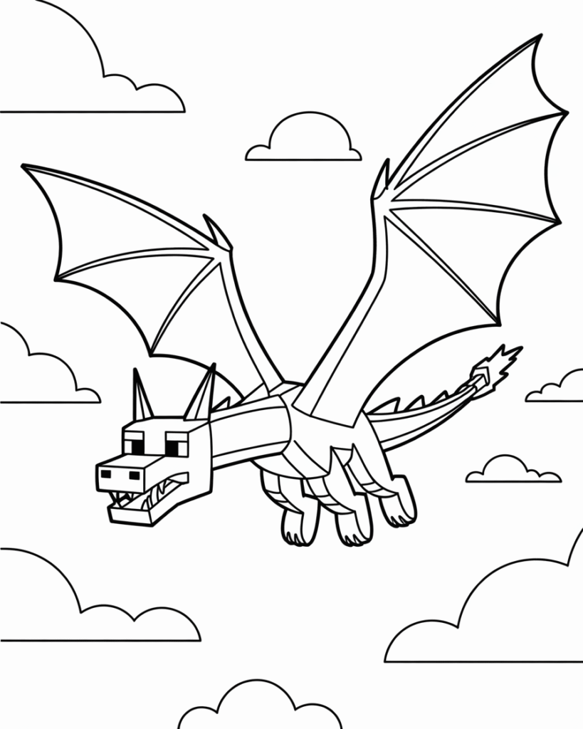 20 Free Printable Minecraft Coloring Pages