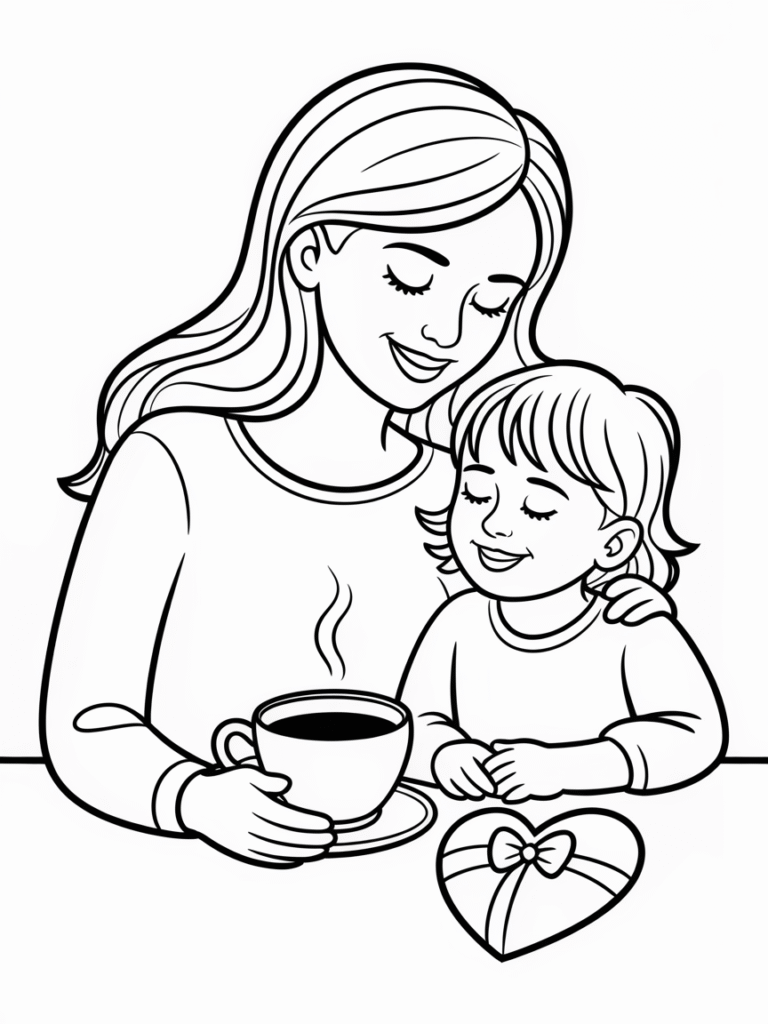 25 Free Printable Mother's Day Coloring Pages