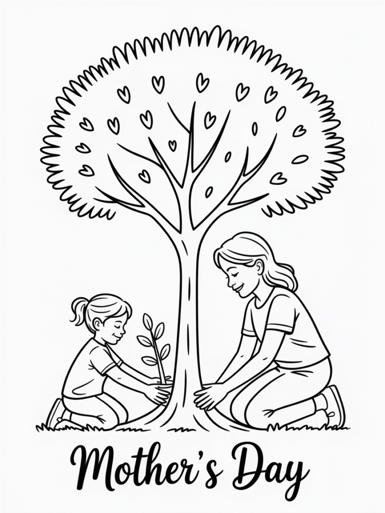 25 Free Printable Mother's Day Coloring Pages