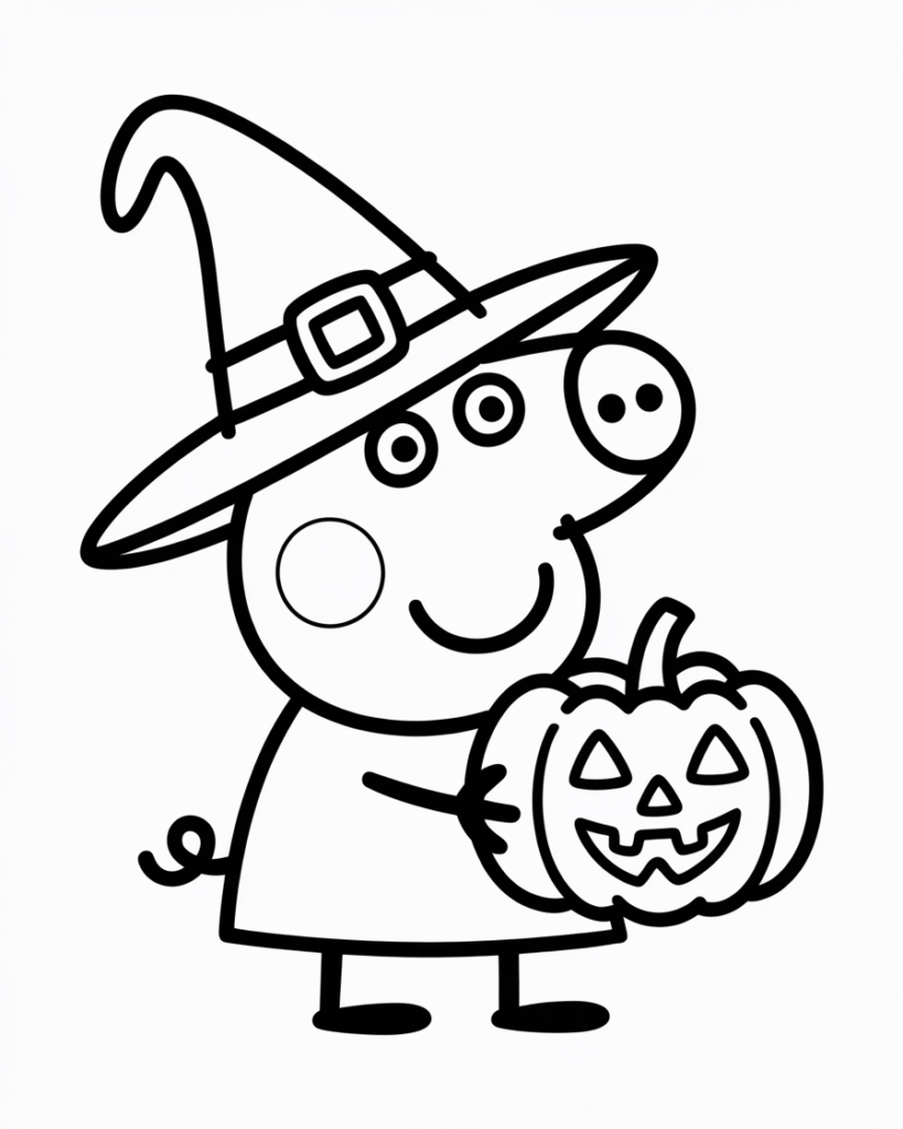 25 Free Printable Peppa Pig Coloring Pages