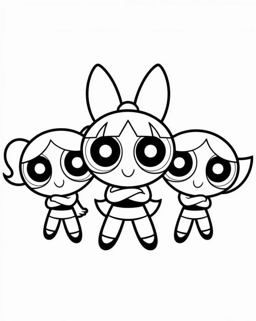 20 Free Printable Powerpuff Girls Coloring Pages