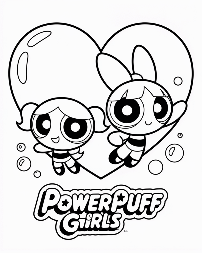20 Free Printable Powerpuff Girls Coloring Pages
