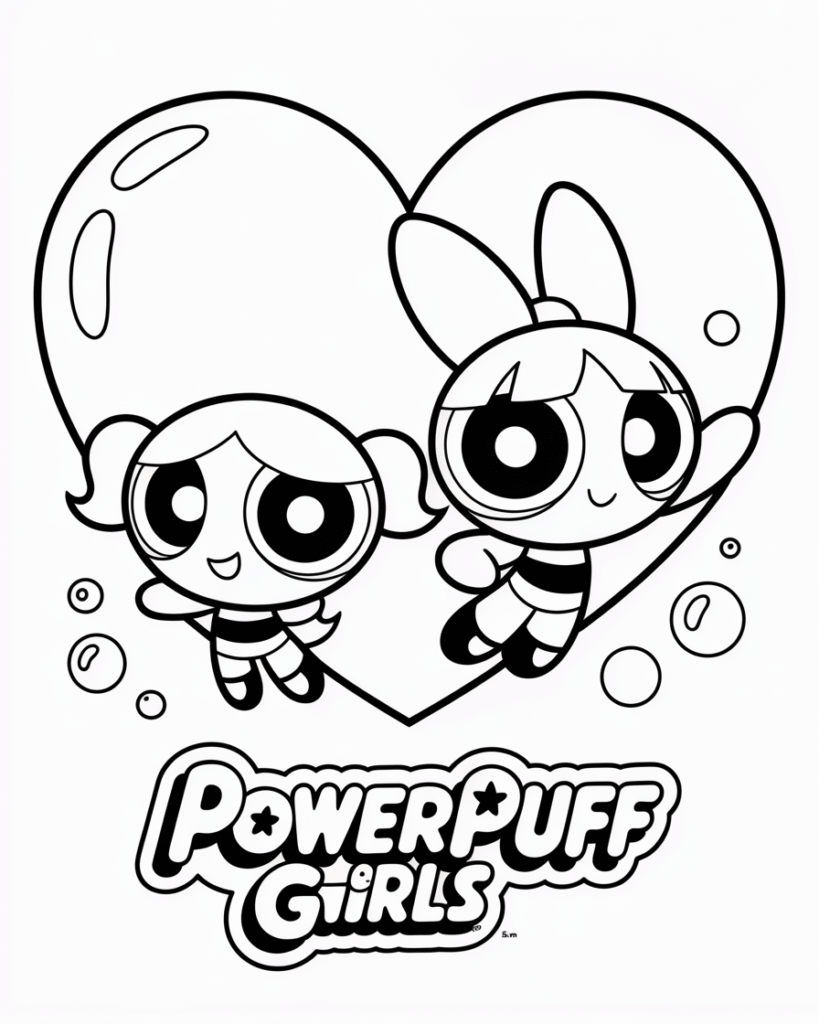 20 Free Printable Powerpuff Girls Coloring Pages