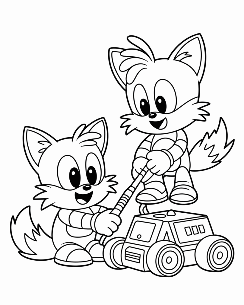25 Free Printable Sonic Coloring Pages