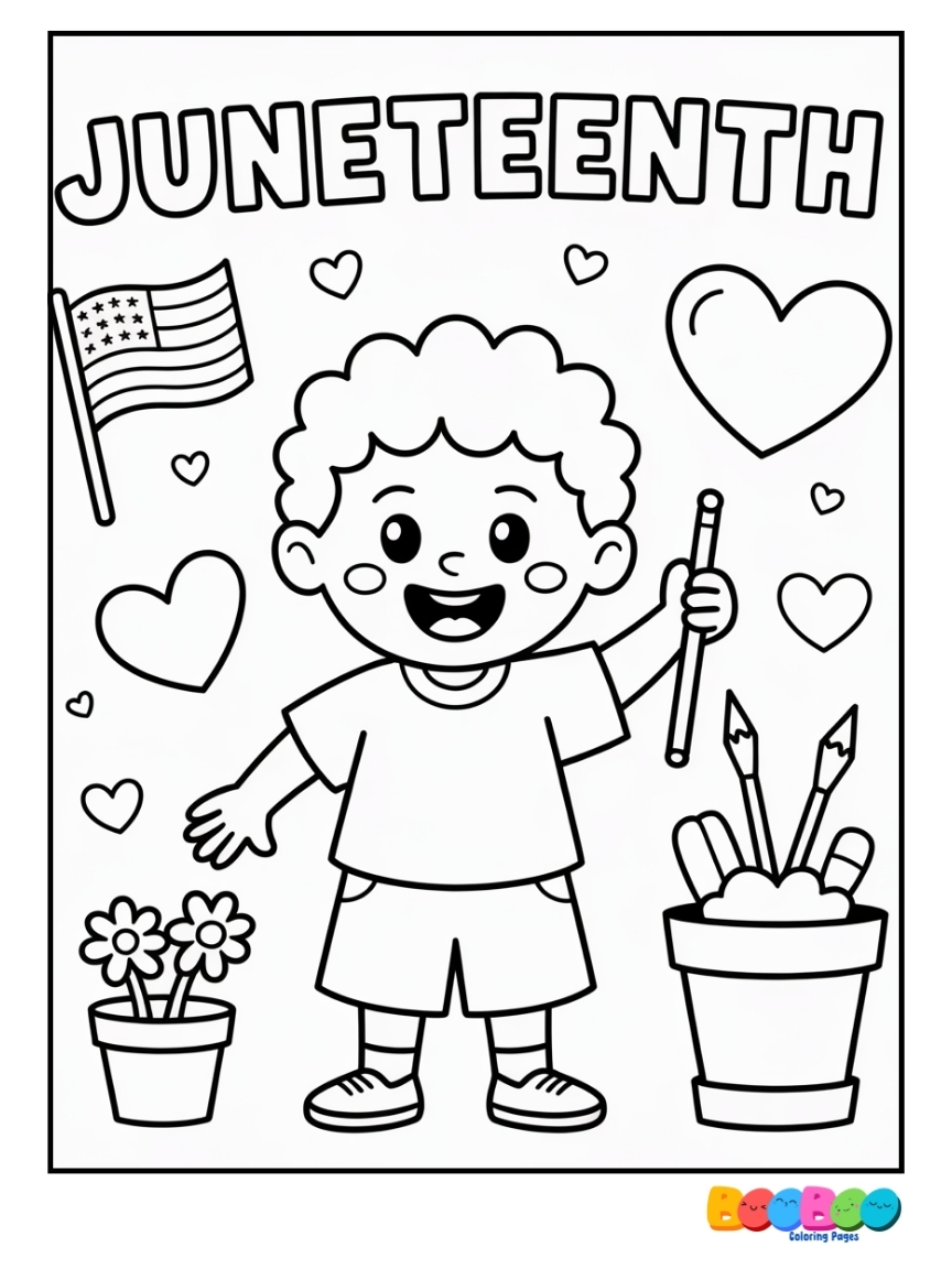 20 Free Printable Juneteenth Coloring Pages