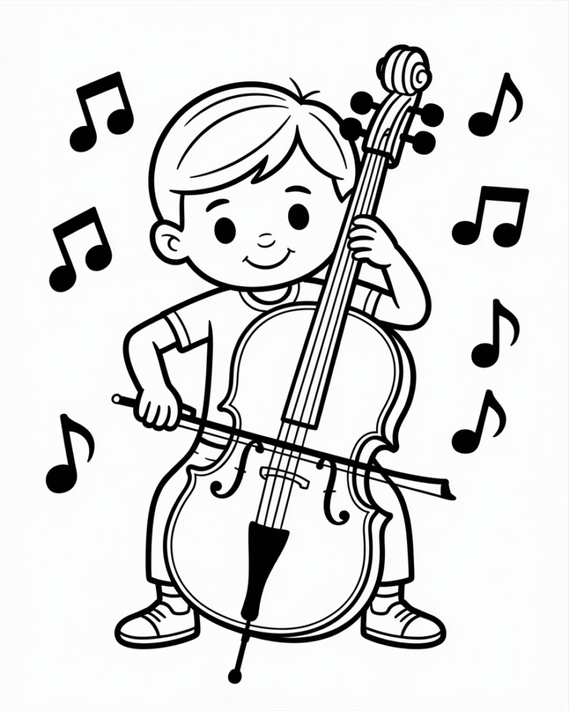25 Free Printable World Music Day Coloring Pages
