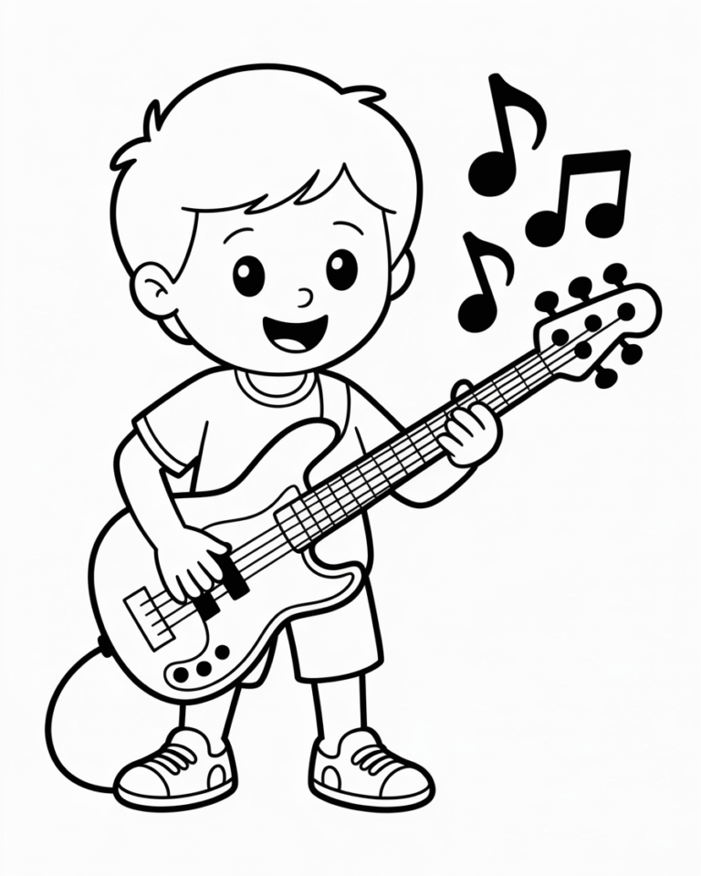 25 Free Printable World Music Day Coloring Pages