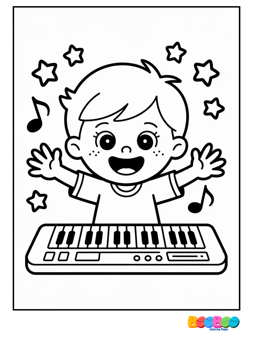 25 Free Printable World Music Day Coloring Pages