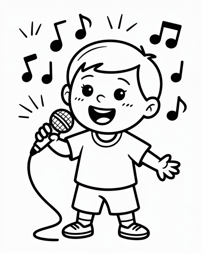 25 Free Printable World Music Day Coloring Pages