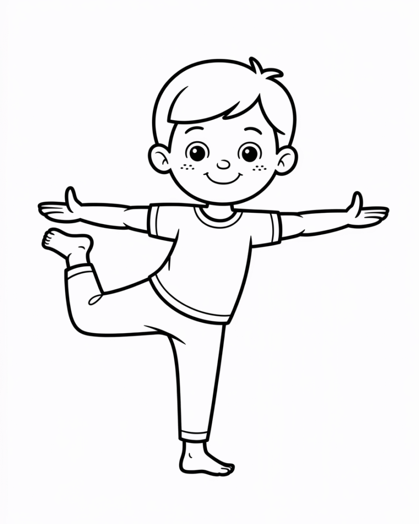 20 Free Printable Yoga Coloring Pages