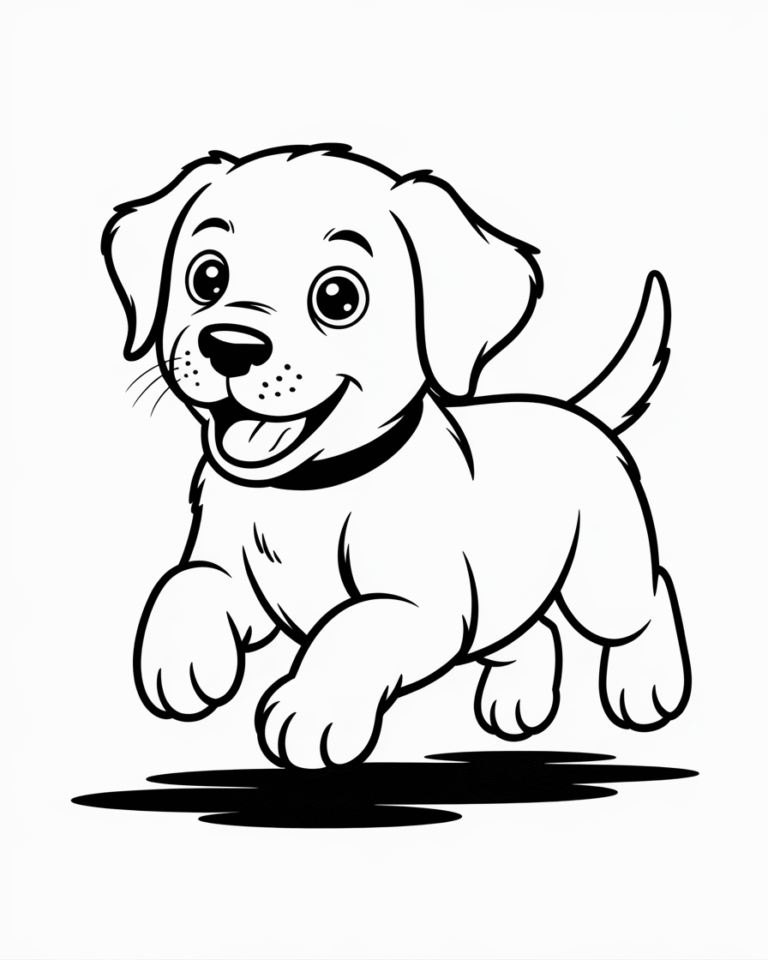 Dogs Coloring Pages (20 Free Printable PDFs)