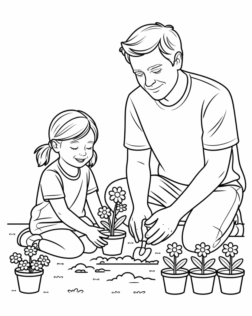 20 Free Printable Fathers Day Coloring Pages