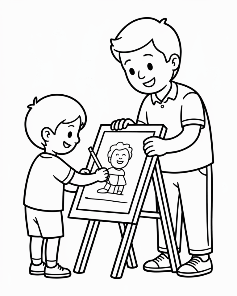 20 Free Printable Fathers Day Coloring Pages