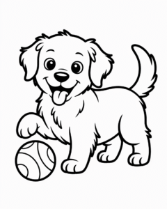 Dogs Coloring Pages (20 Free Printable PDFs)