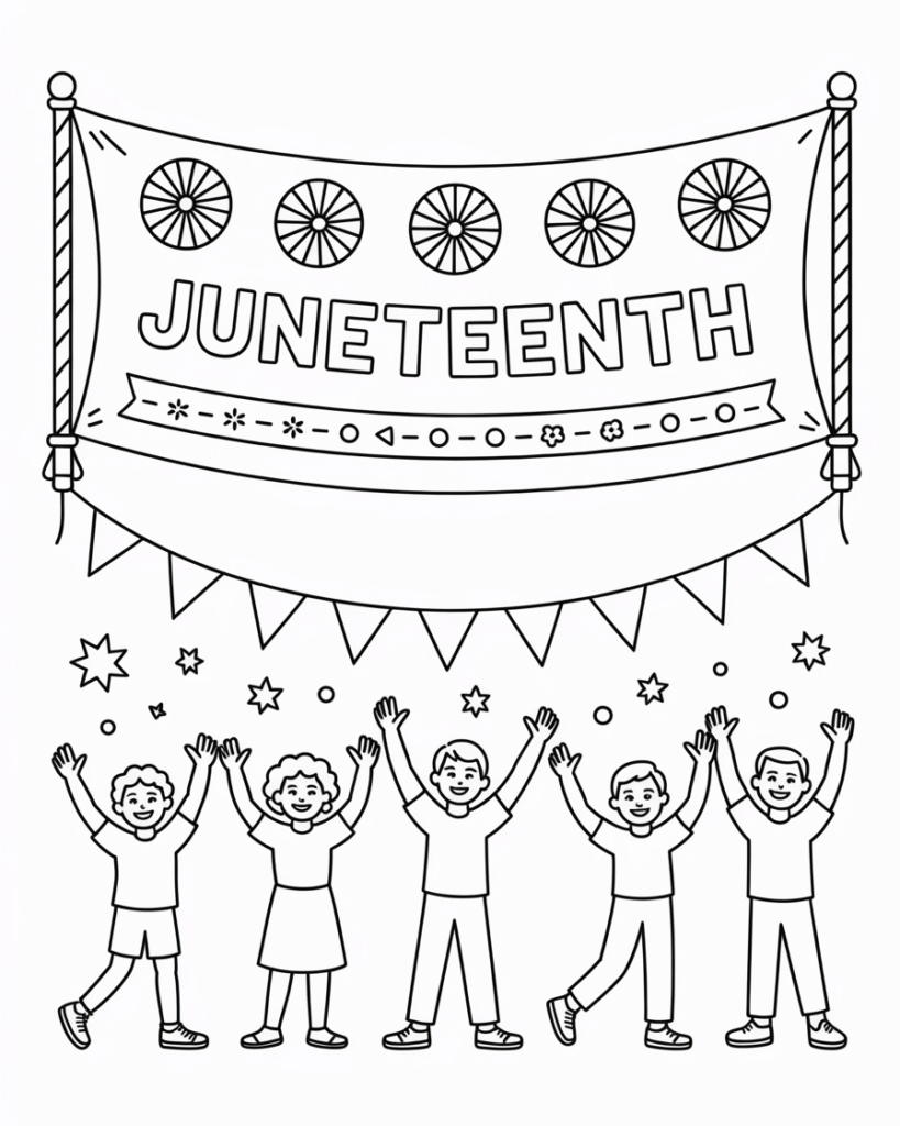 20 Free Printable Juneteenth Coloring Pages