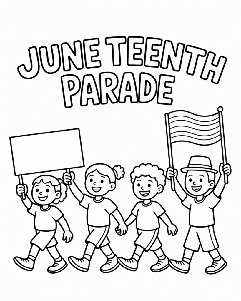 20 Free Printable Juneteenth Coloring Pages