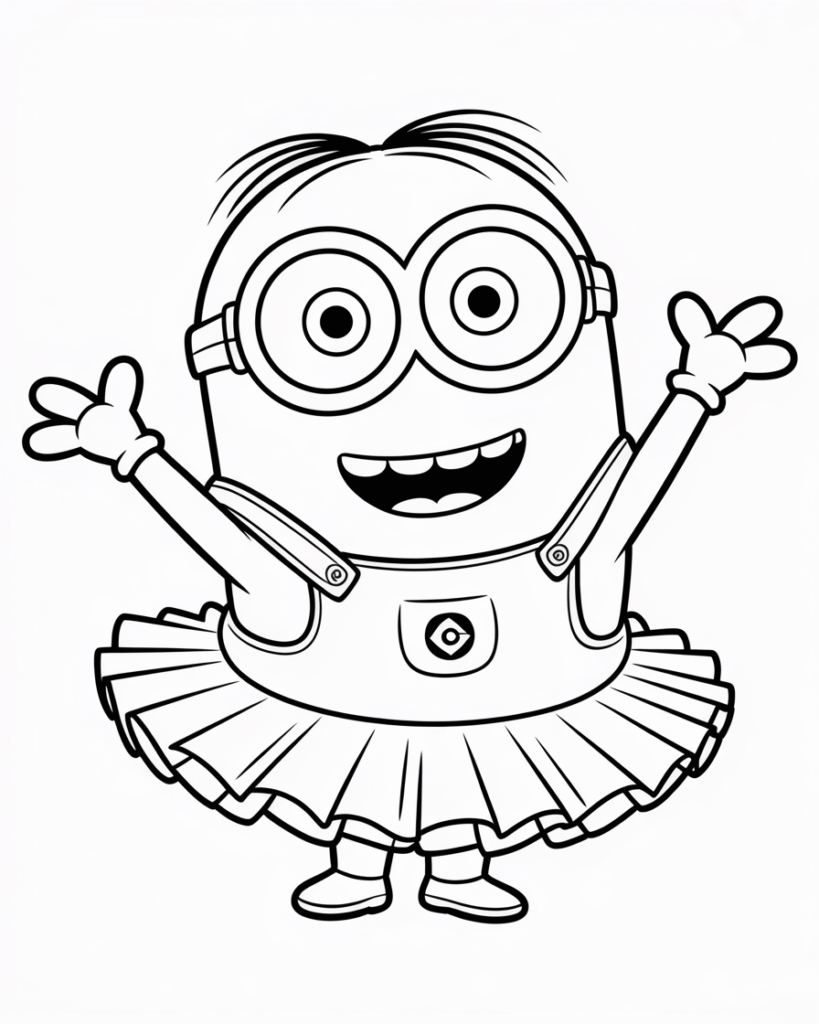 Minions Coloring Pages (20 Free Printable PDFs)