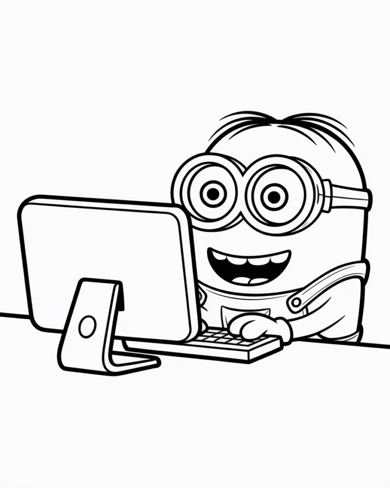 Minions Coloring Pages (20 Free Printable PDFs)