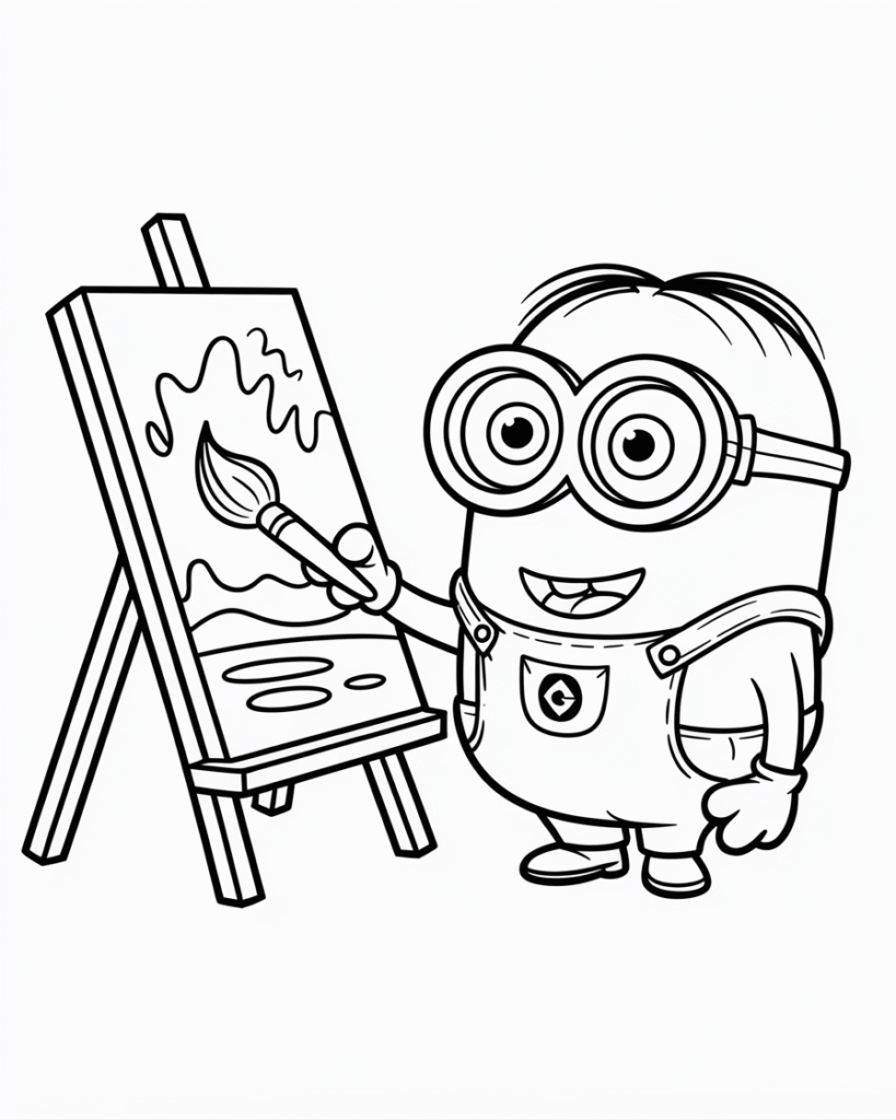 Minions Coloring Pages (20 Free Printable PDFs)