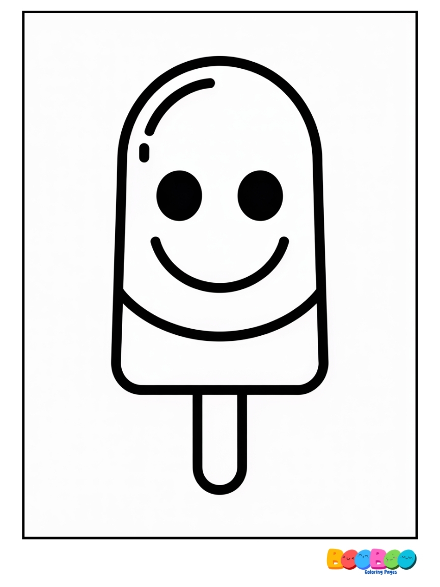 20 Free Printable Popsicle Coloring Pages