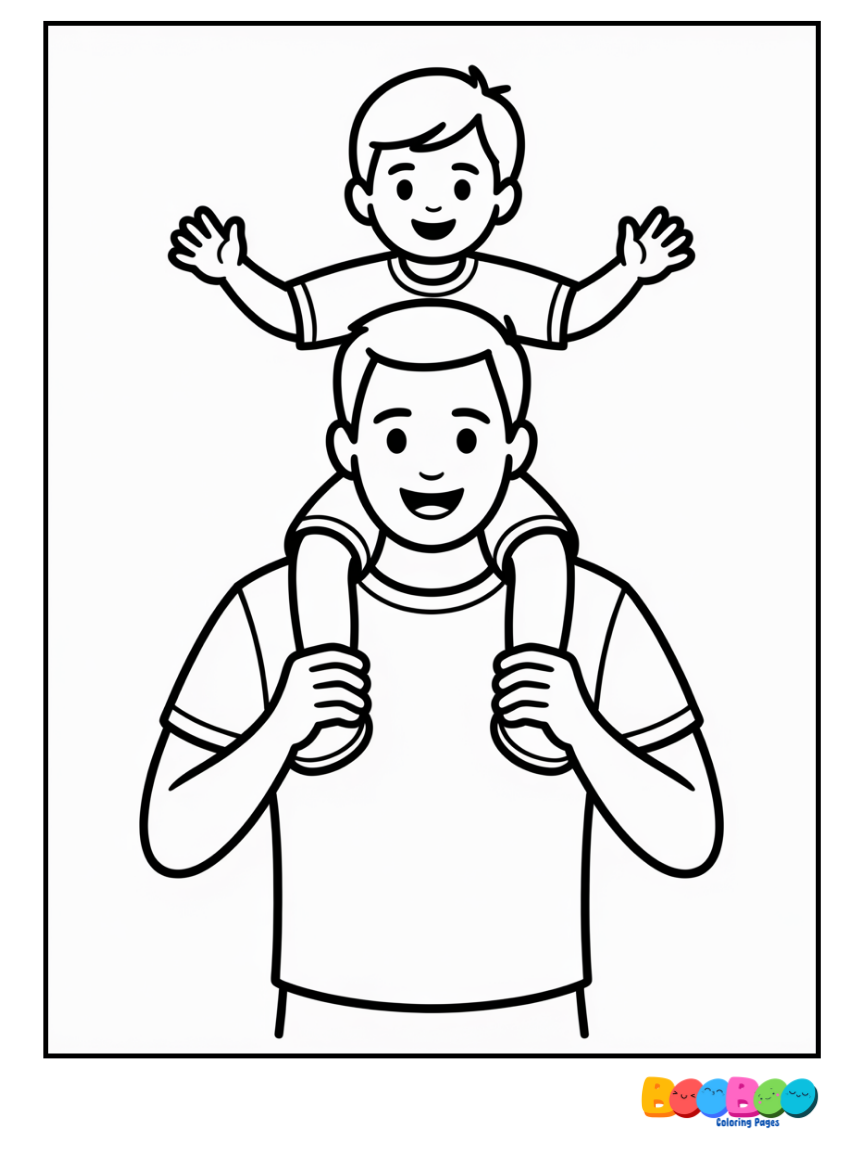 20 Free Printable Fathers Day Coloring Pages