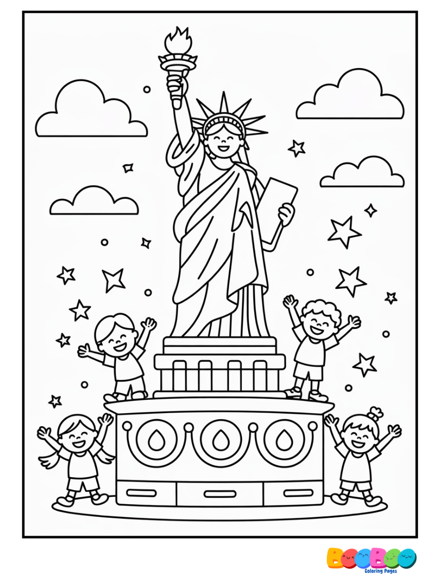 4th of July Coloring Pages (20 Free Printable PDFs)