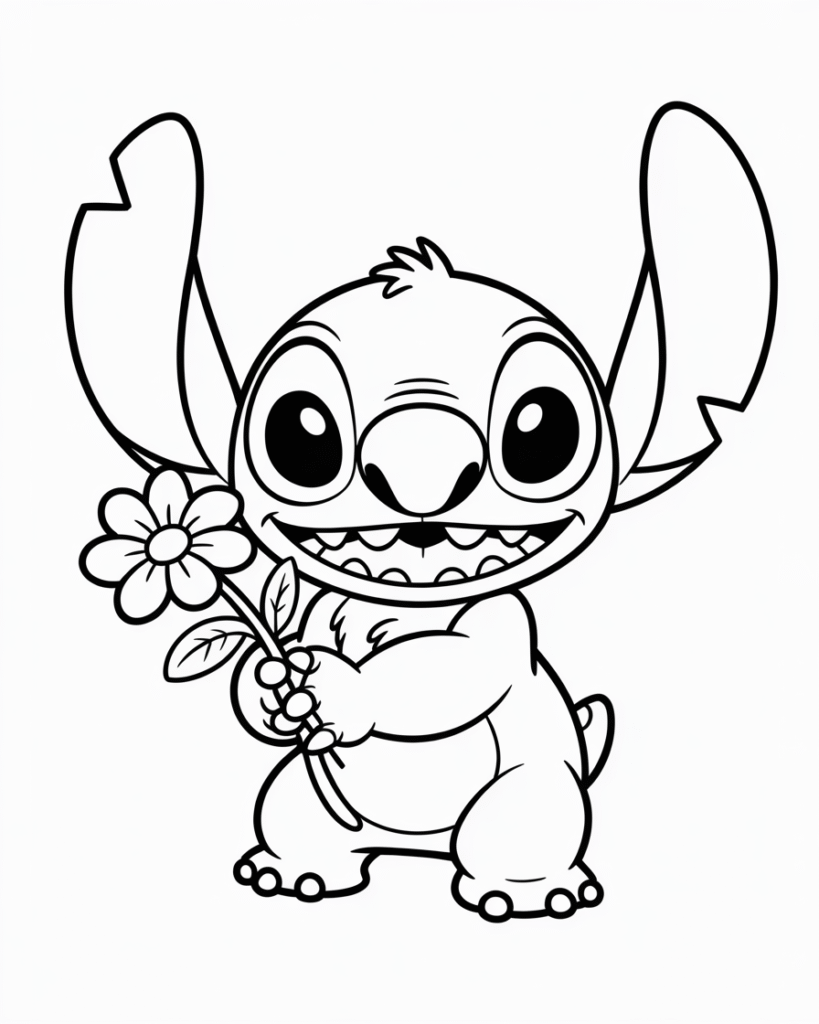 25 Free Printable Stitch Coloring Pages
